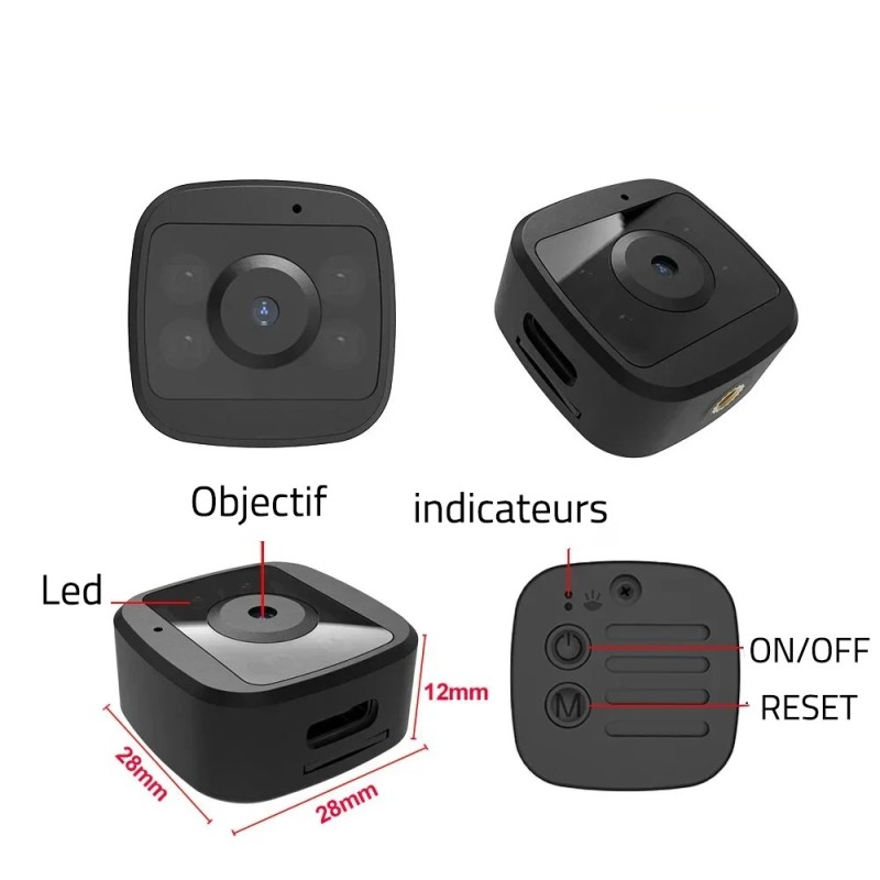 Mini WIFI night vision camera