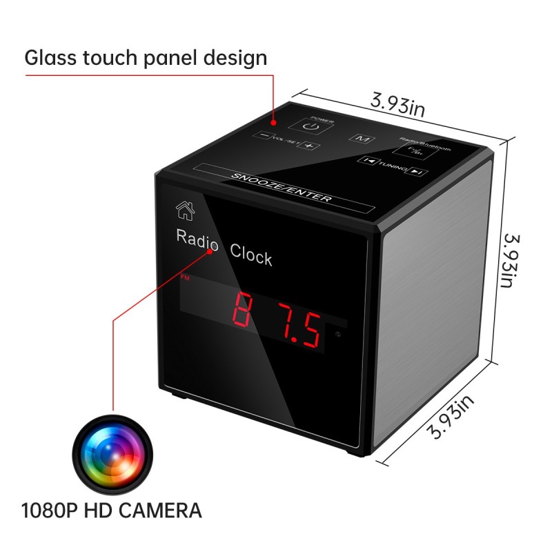 Wi-Fi Camera - Clock - Bluetooth Speaker