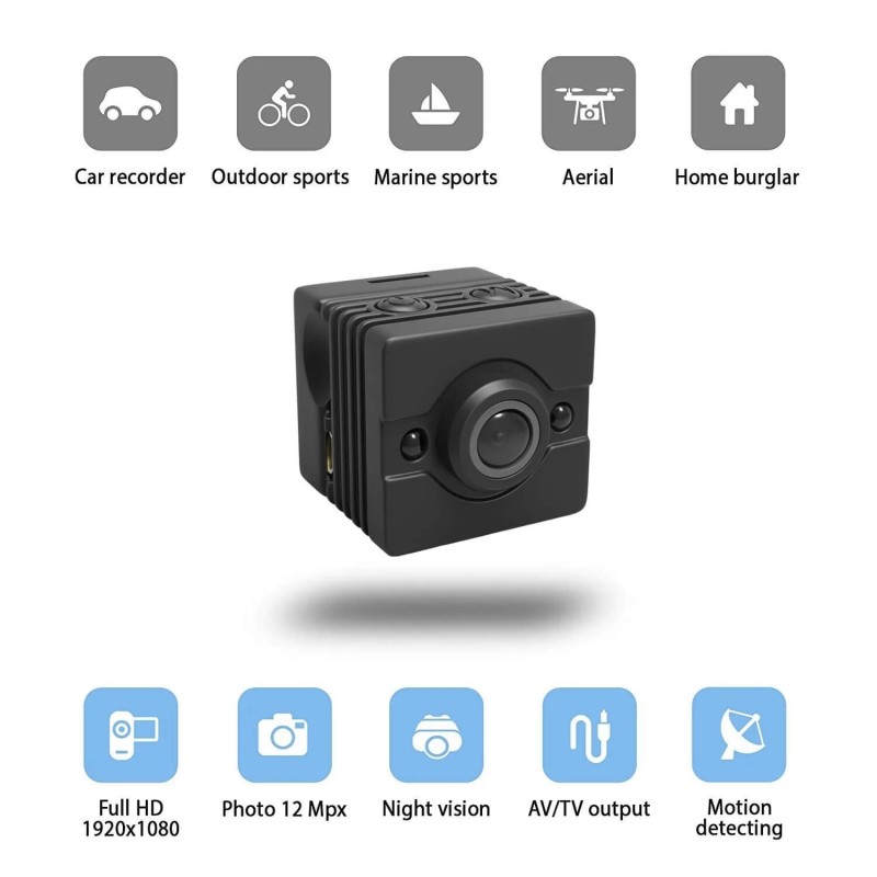 Mini camera night vision Full HD quality